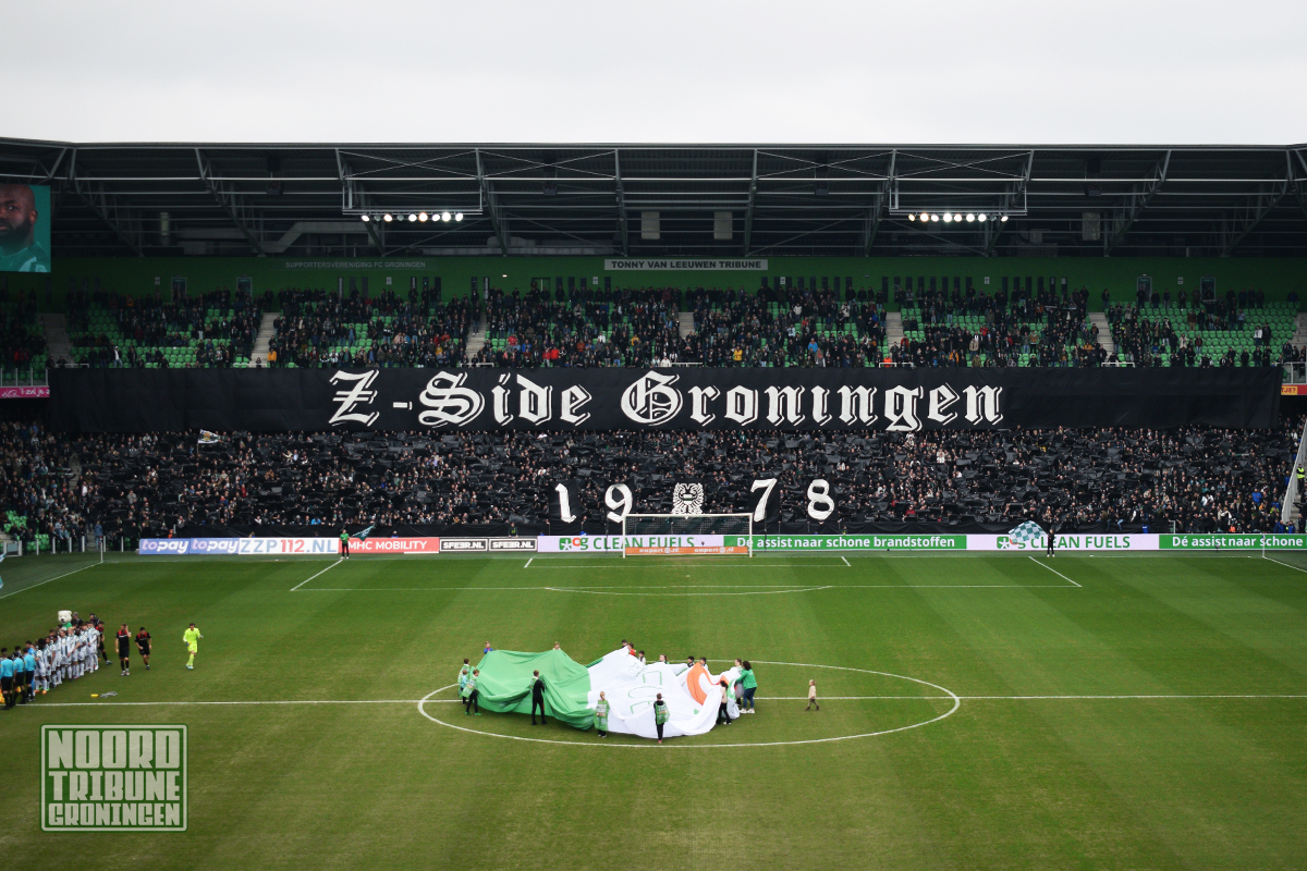 Fotoverslag FC Groningen – SC Heerenveen – Noordtribune Groningen