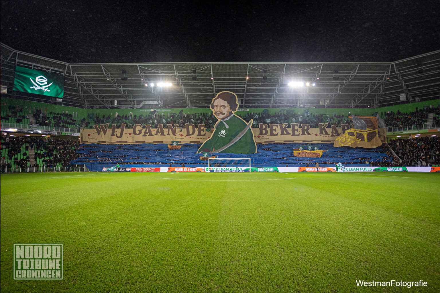 Fotoverslag FC Groningen – Fortuna Sittard – Noordtribune Groningen